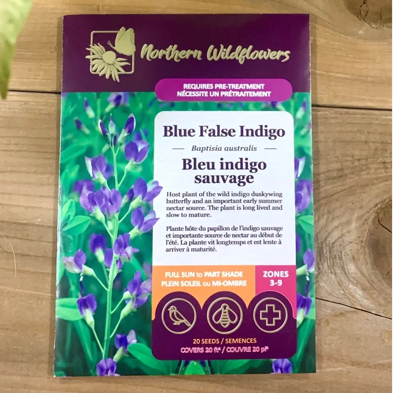 Blue Wild Indigo Seed – Land Care Niagara
